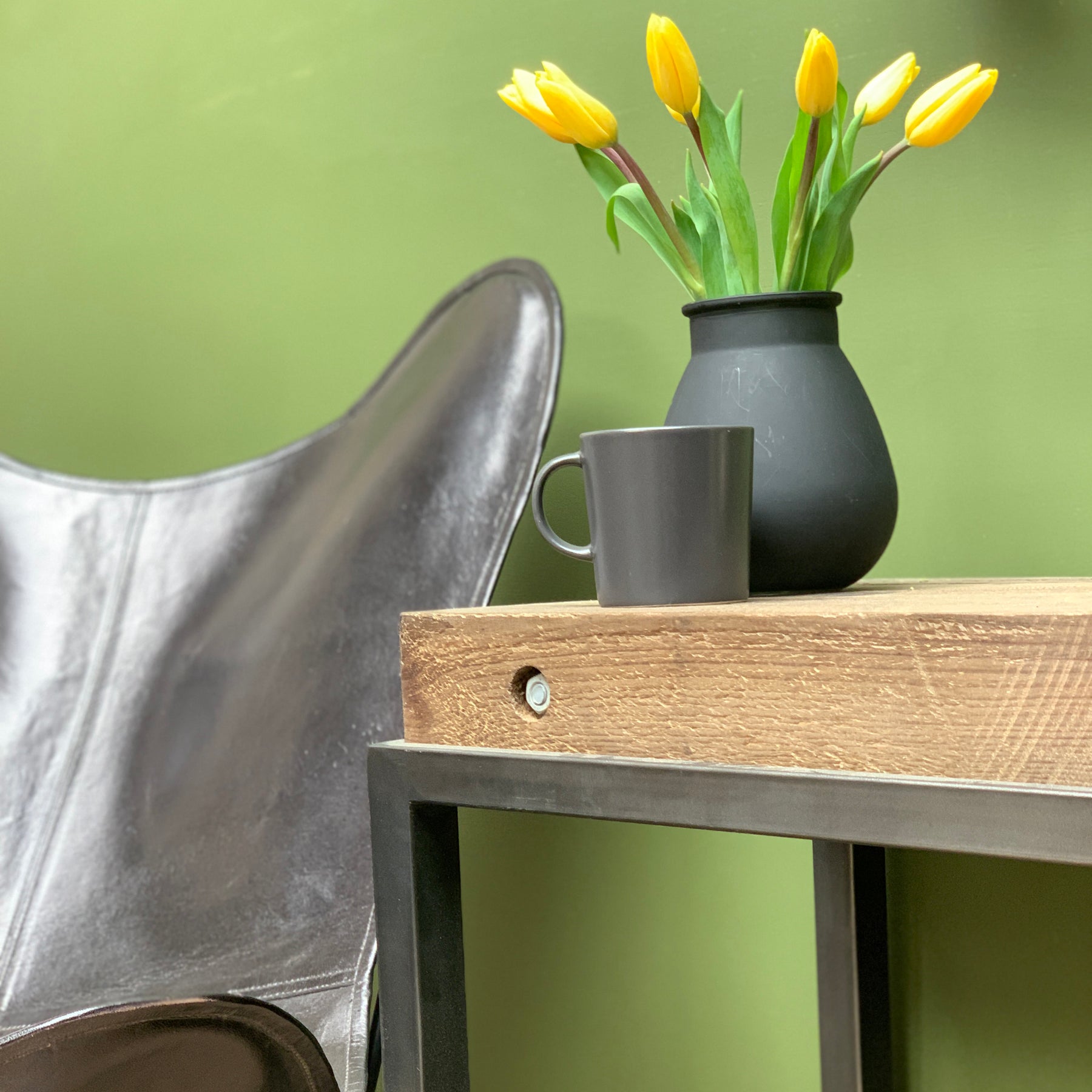 Leather Butterfly Chair – Willen Rose